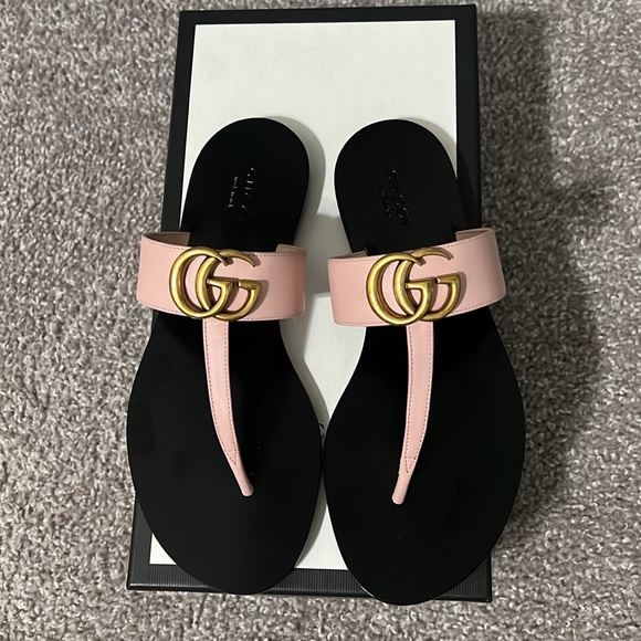 Gucci | Shoes | Gucci Pink Sandals Size 36 | Poshmark